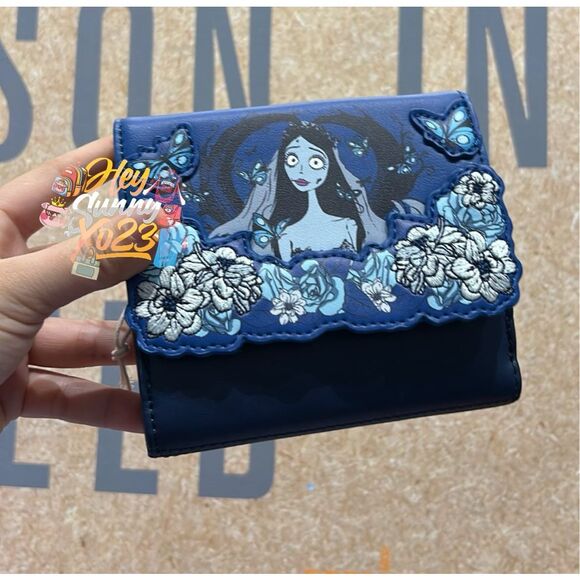 Loungefly | Bags | Loungefly The Corpse Bride Floral Flap Wallet | Poshmark